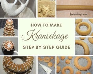 Kransekage - marzipan wreath cake - Danish Things