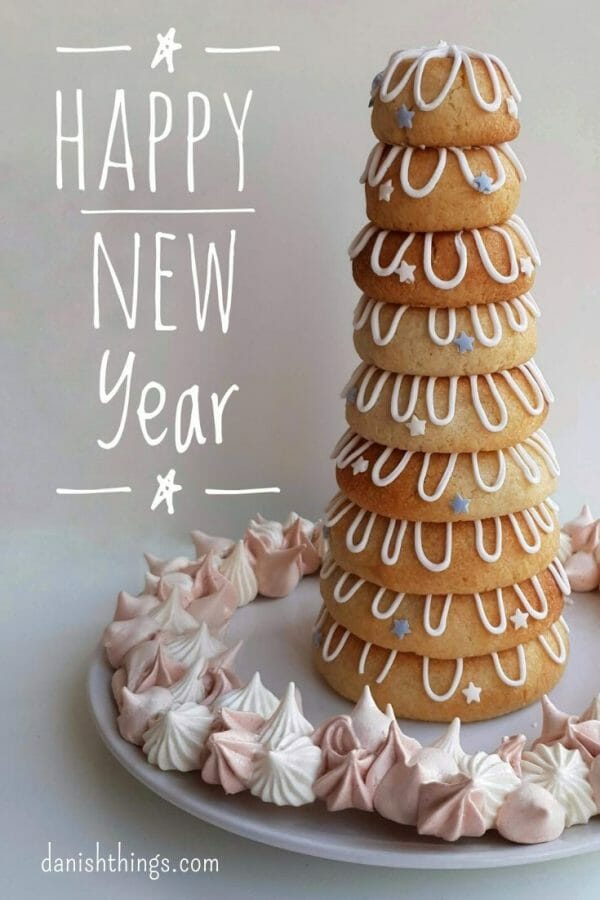 Kransekage - marzipan wreath cake - Danish Things
