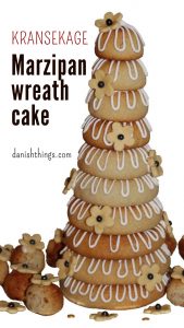 Kransekage - marzipan wreath cake - Danish Things