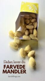 Sådan laver du farvede mandler - Danish Things