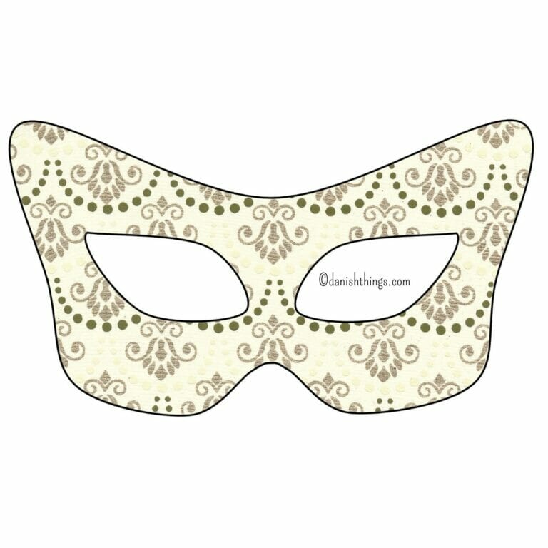 Fastelavnsmasker - masker til fastelavn eller maskerade - Danish Things