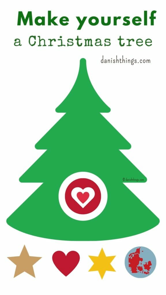 Make yourself a Christmas tree - free templates - Danish Things