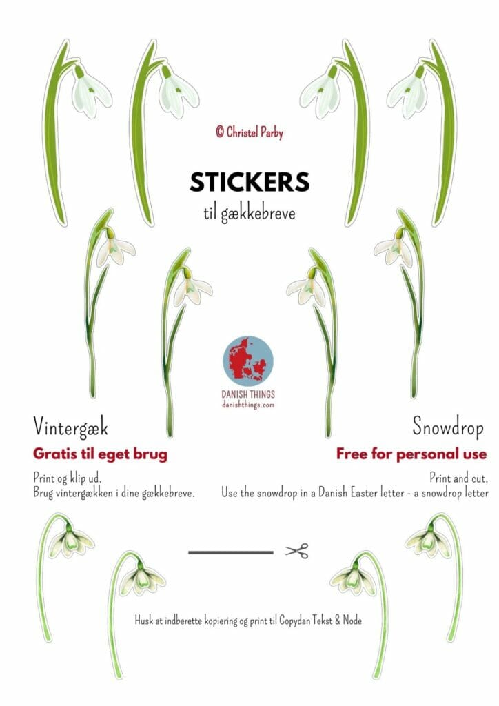 Klip et gækkebrev - sådan laver du nemme gækkebreve - Danish Things