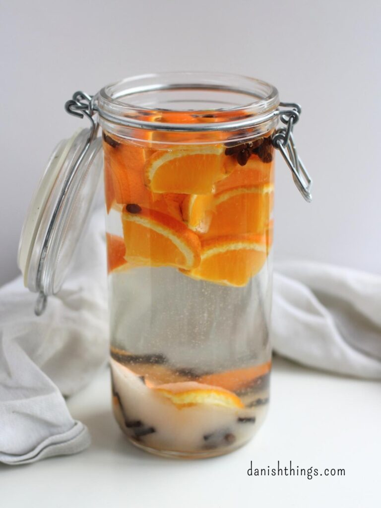 Appelsinsnaps med kaffe og vanilje - Danish Things